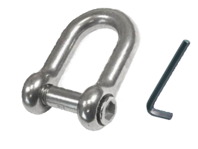 SCHACKEL ROSTFRI RAK SMIDD INSEX 6MM