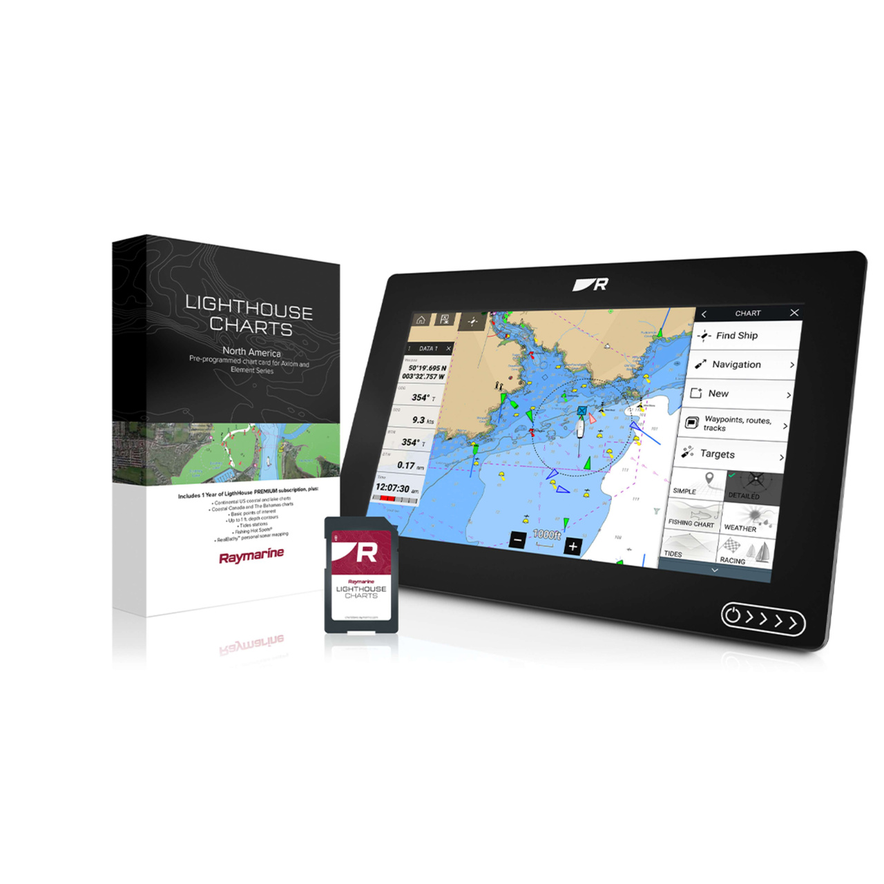 LIGHTHOUSE CHART N. EUROPA