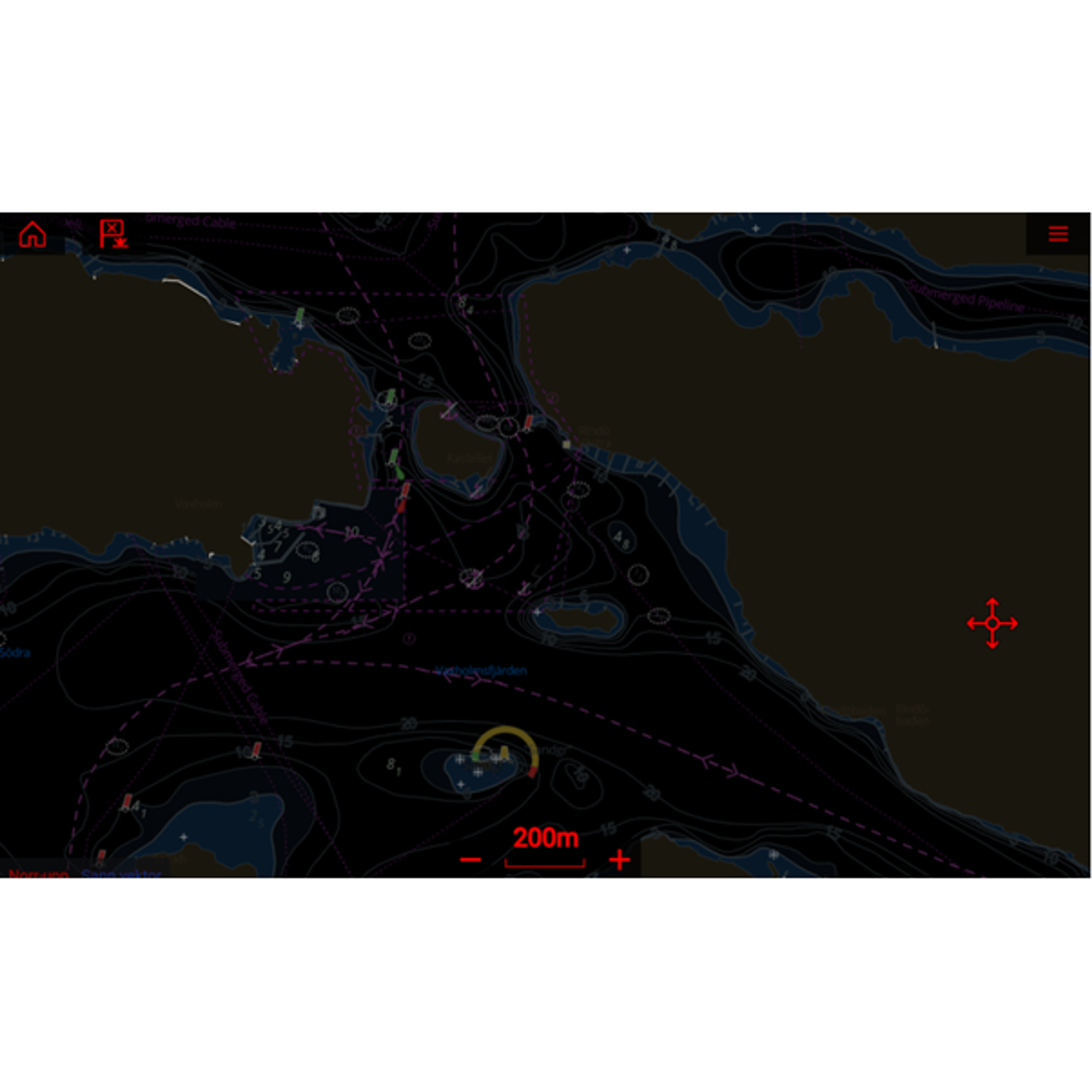 LIGHTHOUSE CHART N. EUROPA